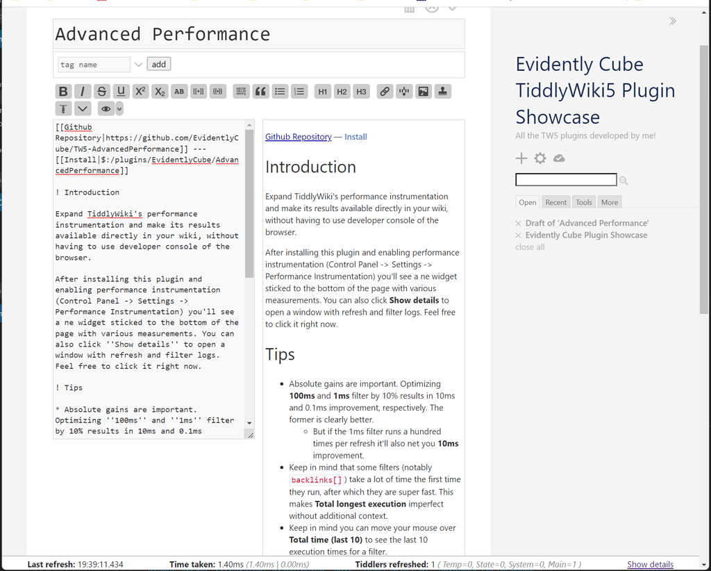 Advanced Performance Plugin 110 Expanded Performance