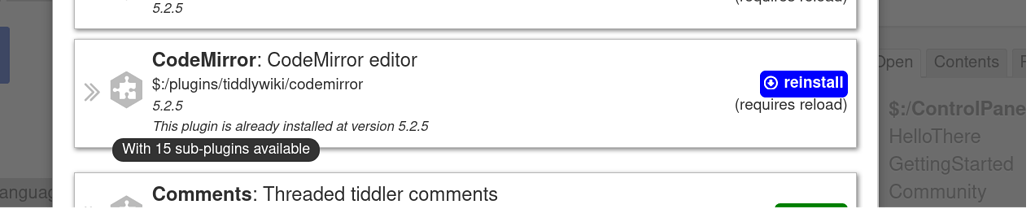 Add a plugin dependency missing warning - Talk TW Add a plugin dependency missing warning - Talk TW